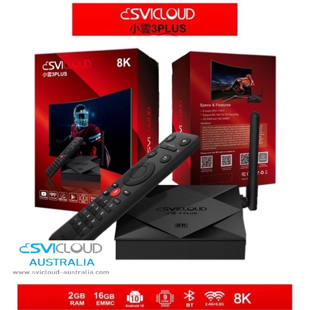 SVICLOUD 3 PLUS Smart TV Box 2GB +16GB 2.4/5Ghz dual wifi with voice ...