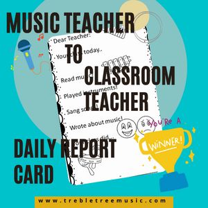 How did the kids do in music class today? A positive report card!