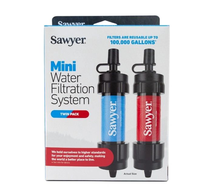 SAWYER MINI WATER FILTRATION SYSTEM TWIN PACK