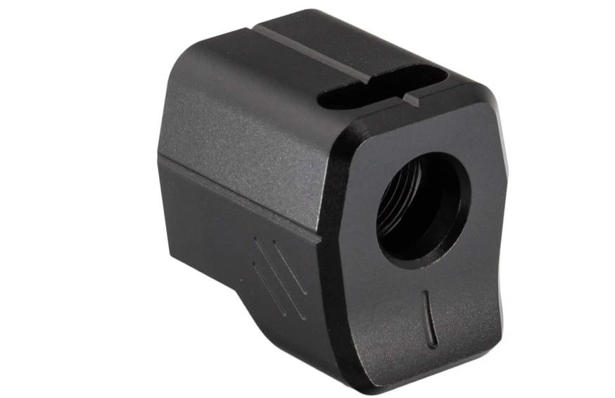 TRYBE DEFENSE UNIVERSAL SINGLE PORT COMPACT 9MM COMPENSATOR