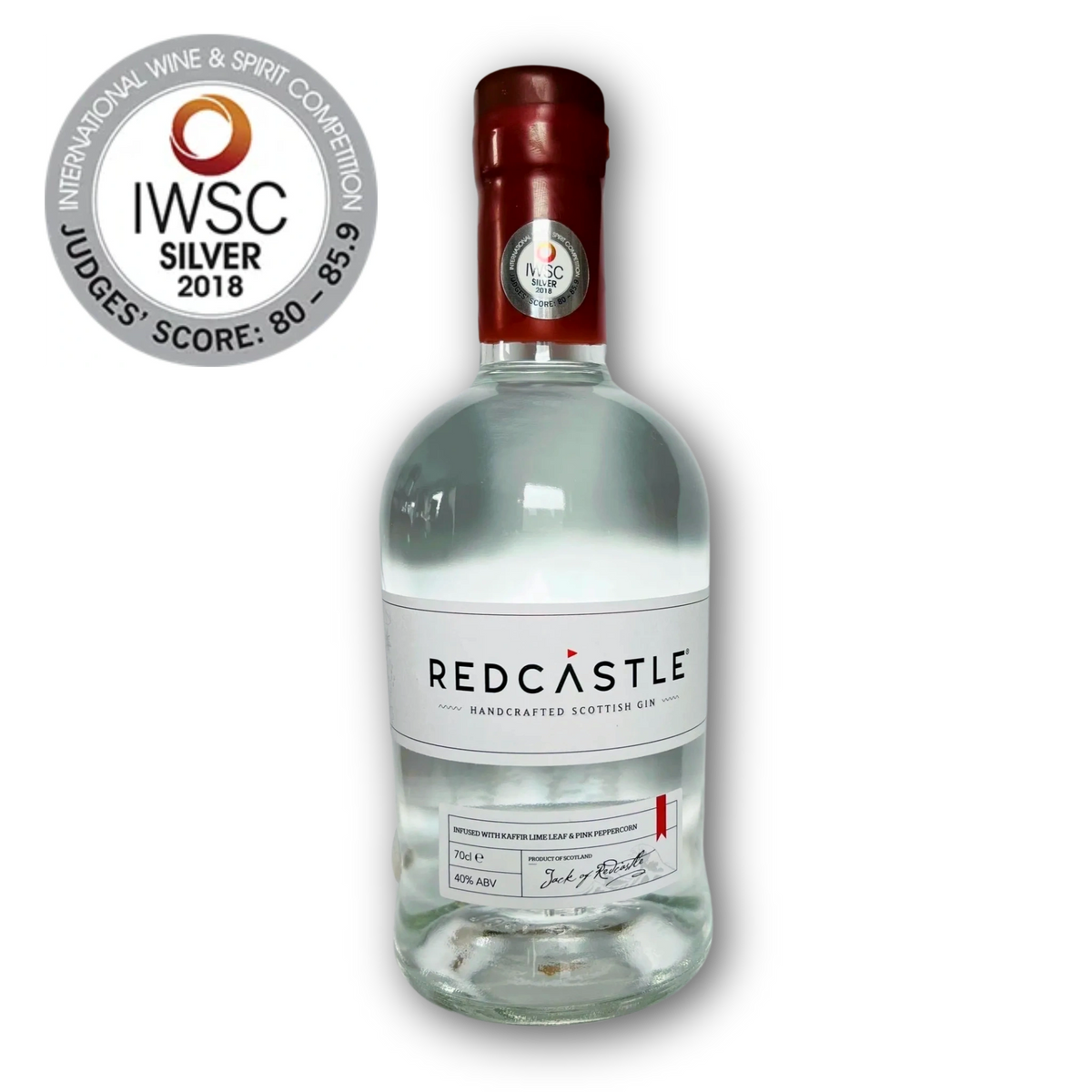 Redcastle Premium Scottish Gin 40% abv
