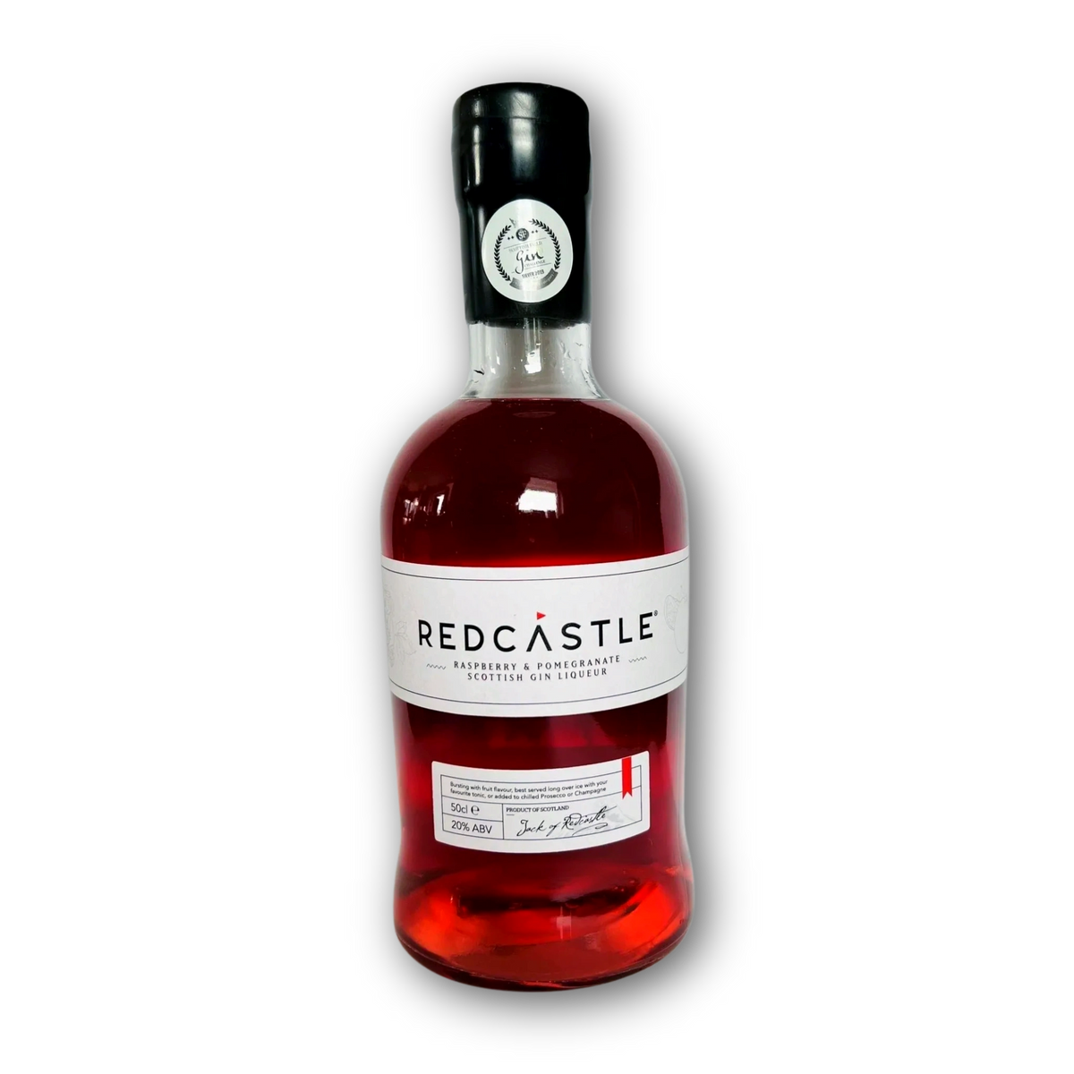 Raspberry and Pomegranate gin liqueur 20% abv
