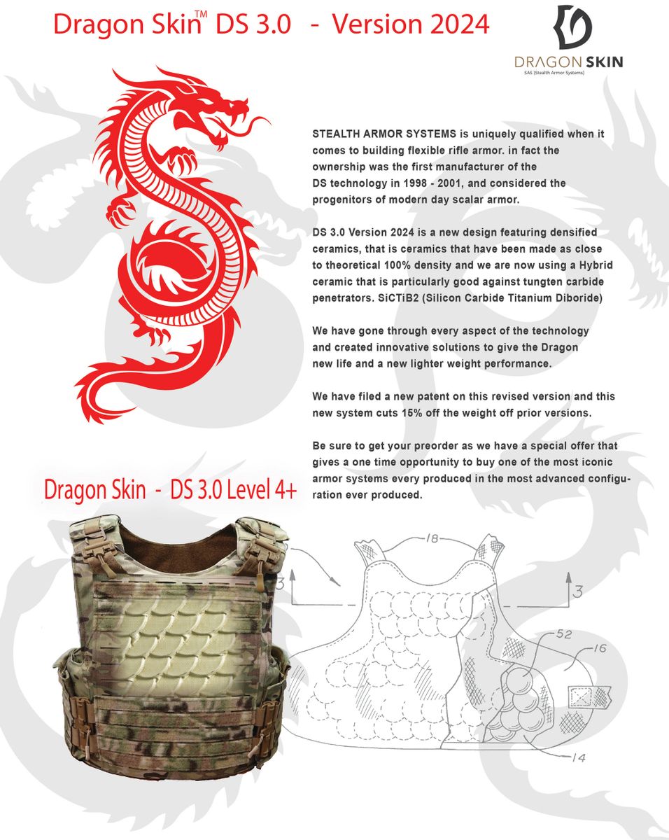 Dragon Skin DS 3.0 Level 4+ Flex Plates