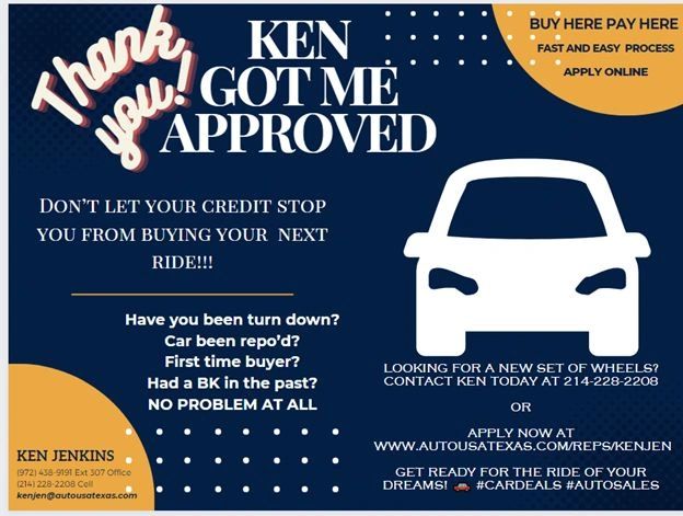 Bad Credit Auto Financing Made Easy - Ken Jen Auto's