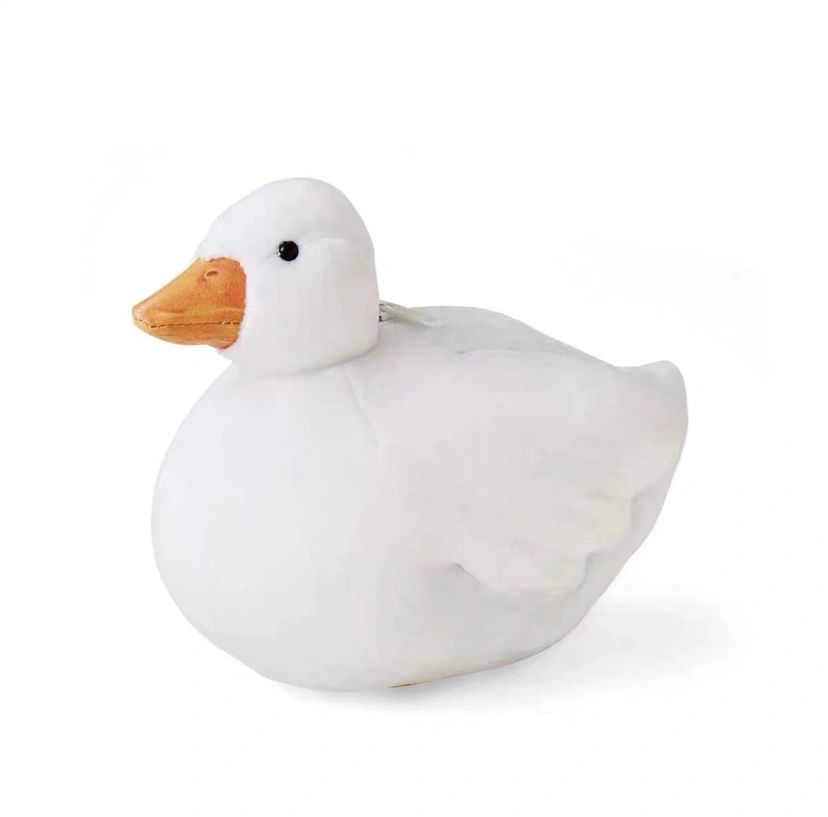 Round Call duck Plush with coin pouch