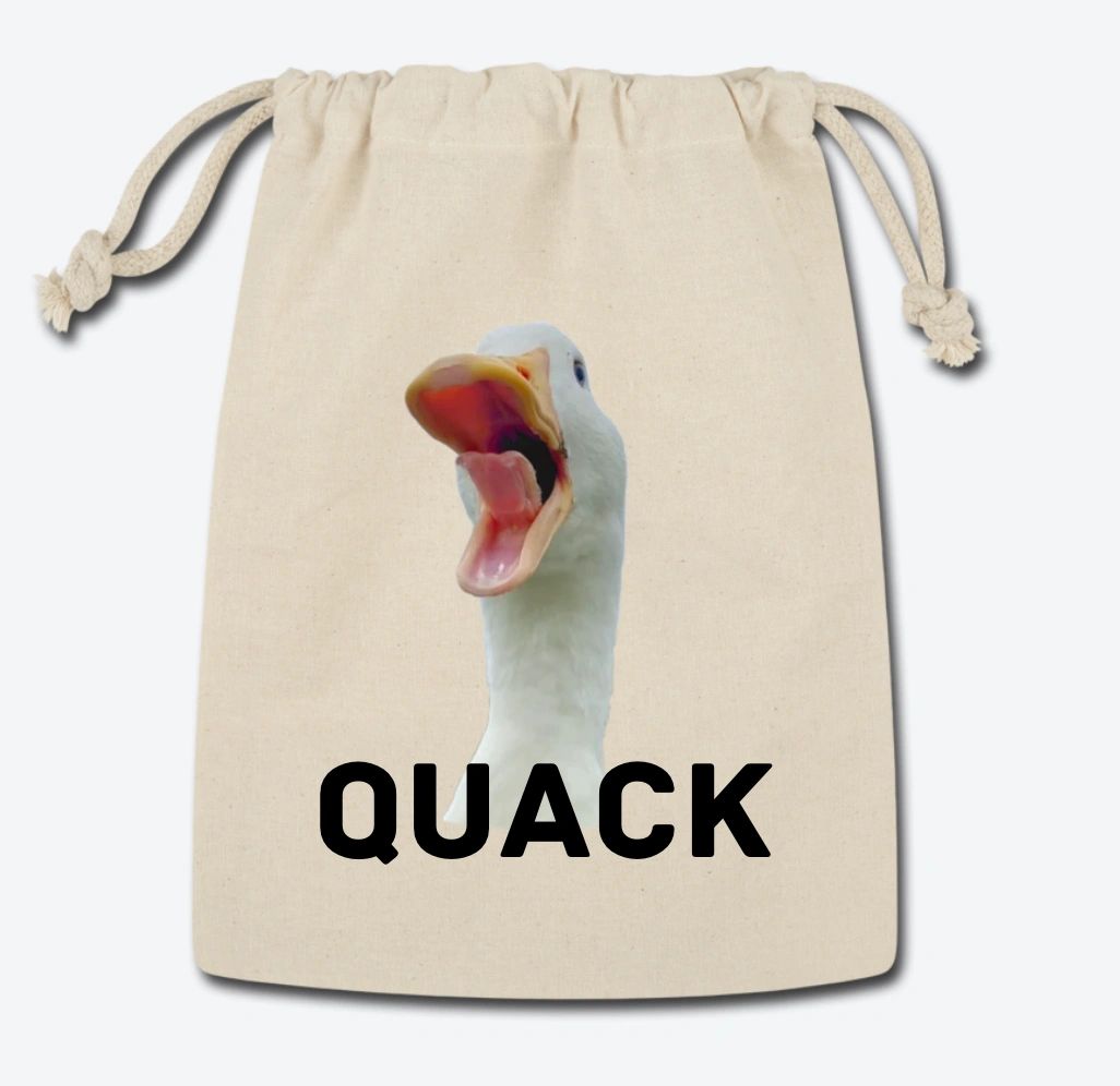 [Wrinkle] Quack Face Pouch Bag