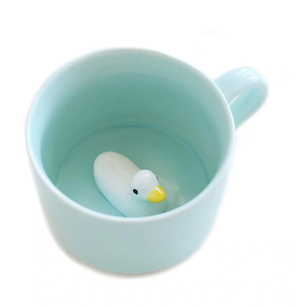 Duck In A Mug - 8 oz Ceramics Coffee Mug