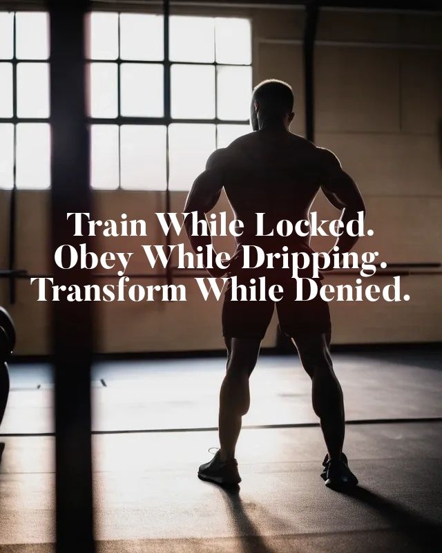 LOCKED AND OBEDIENT: The Submissive Man’s Workout Protocol