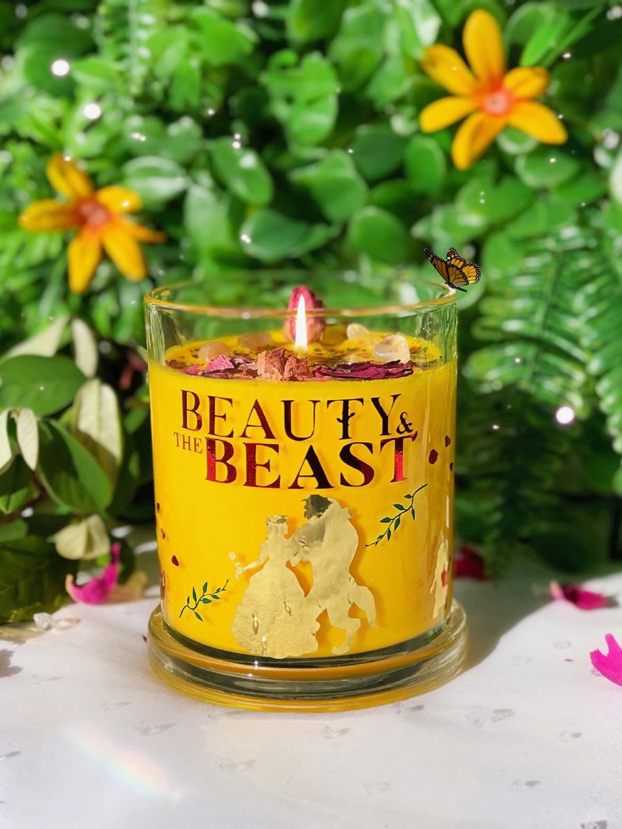 Beauty and the Beast Candle