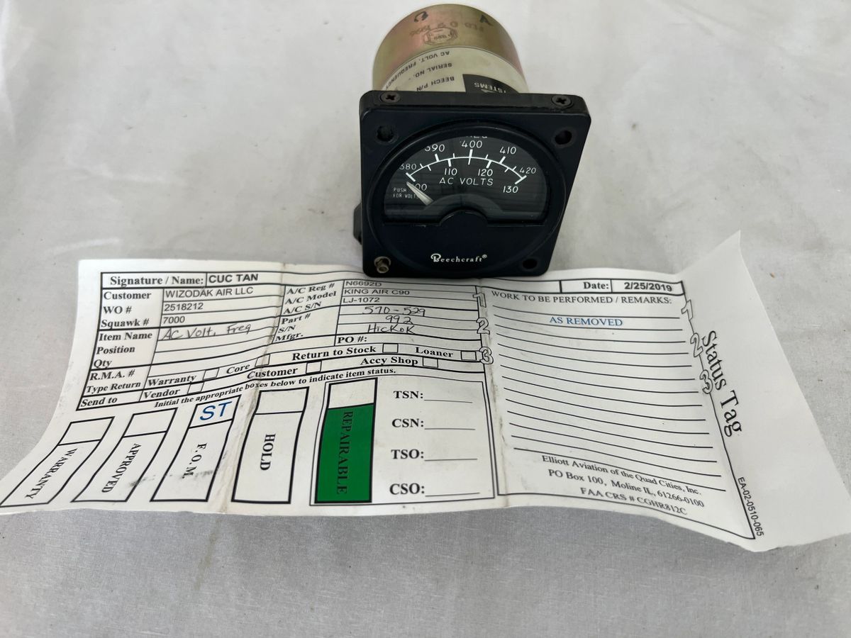 101-384107-1 Indicator voltage working as removed