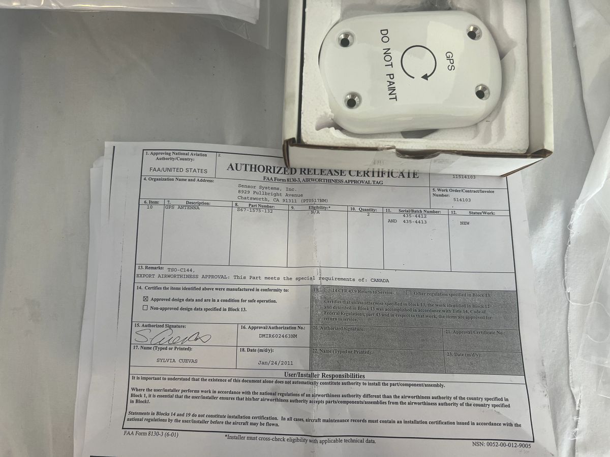 S67-1575-132 Antenna GPS new with 8130