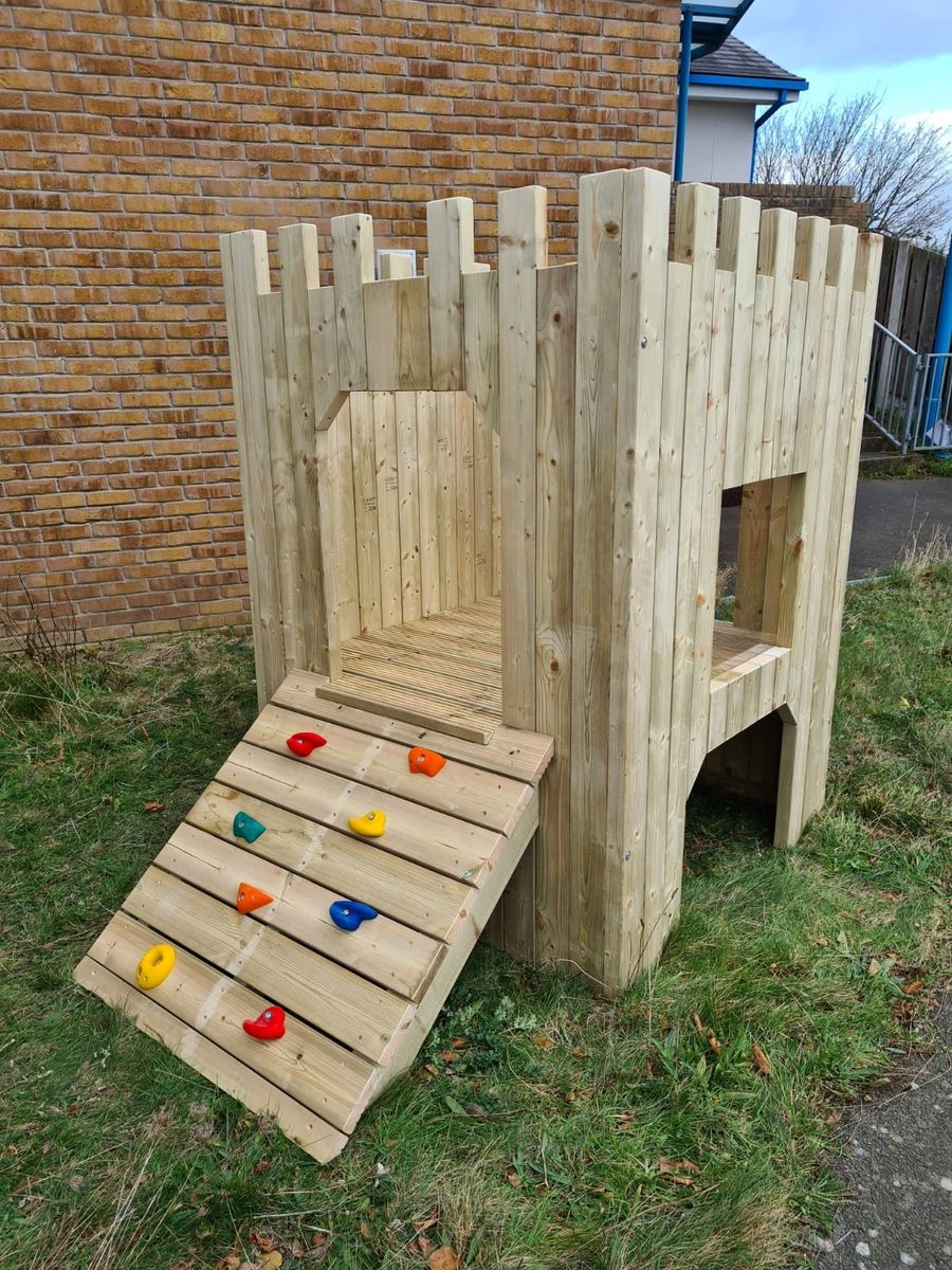 Outdoor Wooden Role Play Castle