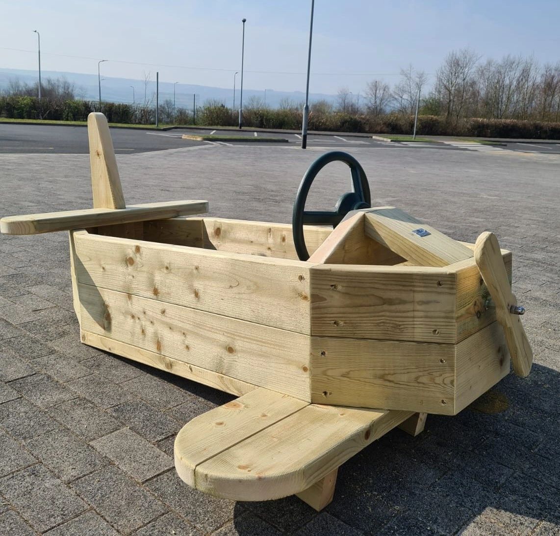 Wooden Role Play Aeroplane - Outdoor Play
