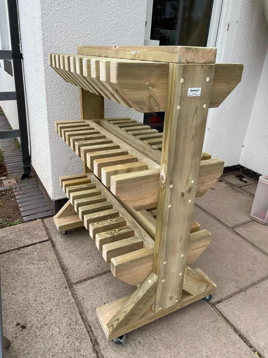 Double Sided Welly Storage Rack - Outdoor Play