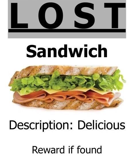 Missing Sandwich