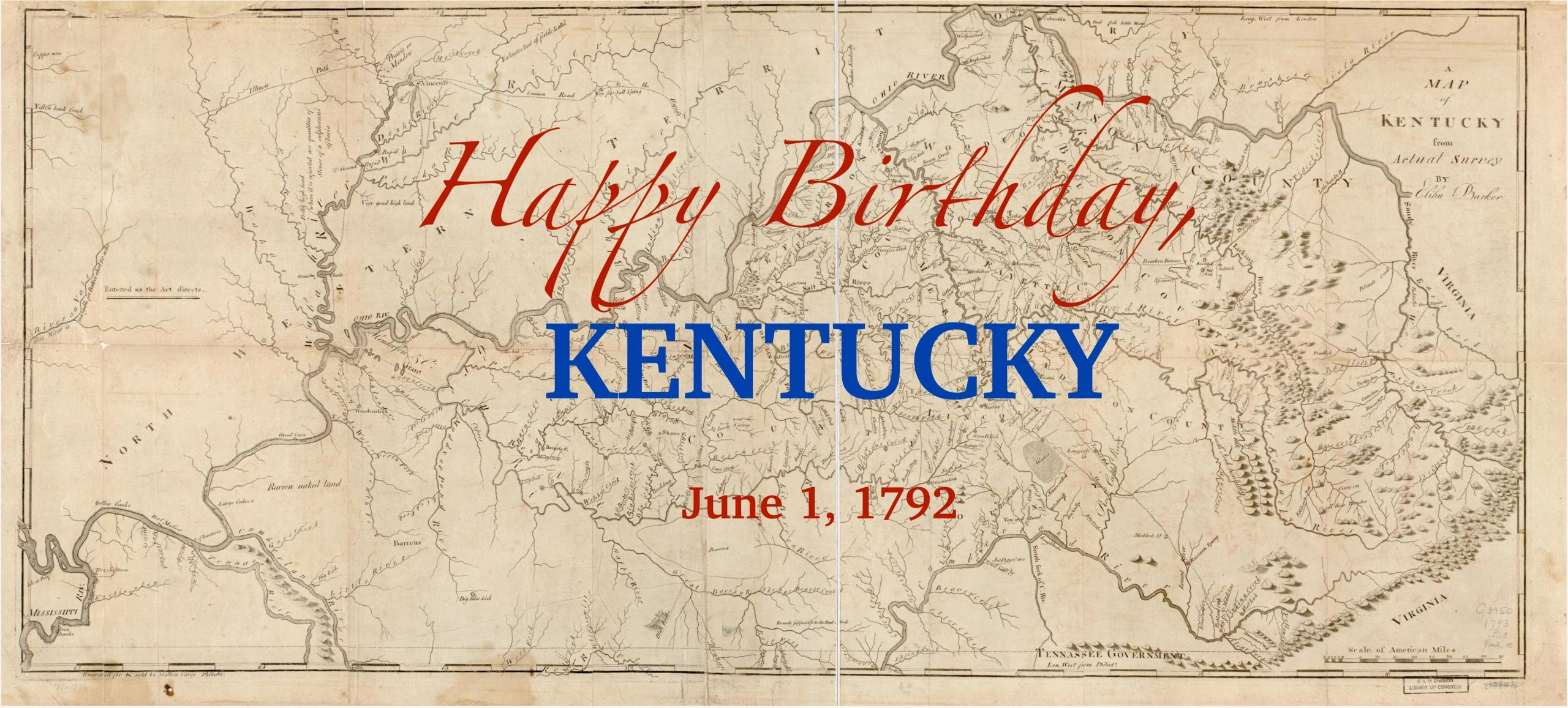 Happy Birthday, Kentucky!