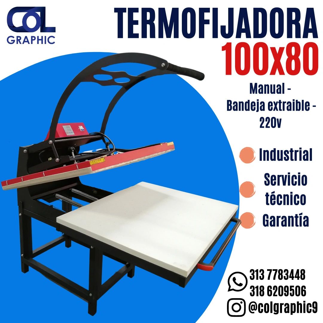 TERMOFIJADORA 100X80 INDUSTRIAL