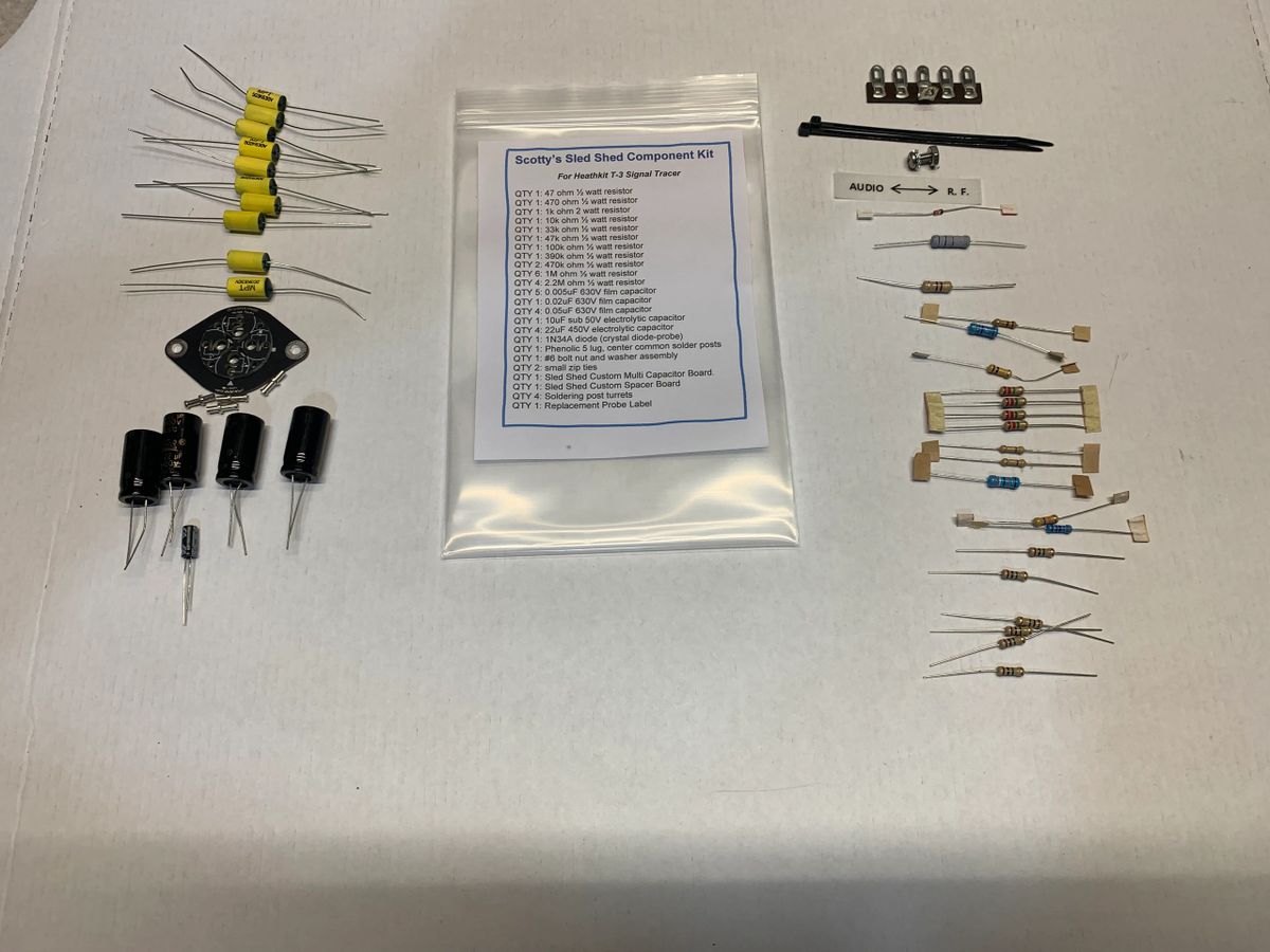 Knight Signal Tracer 83Y135 and G-690 Restoration Component Kit