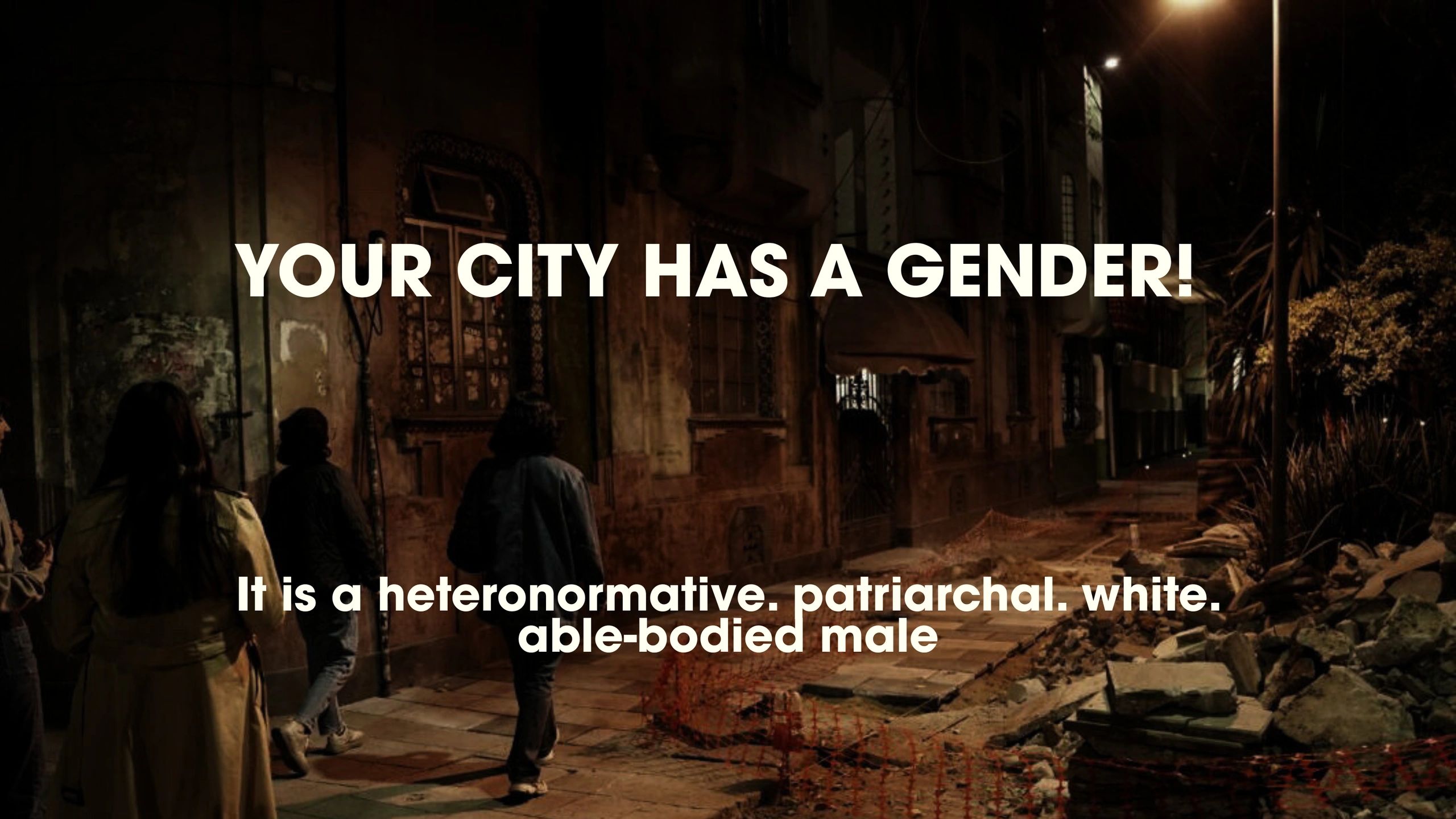 FEMINIST PM PROGRAM | Gendered City