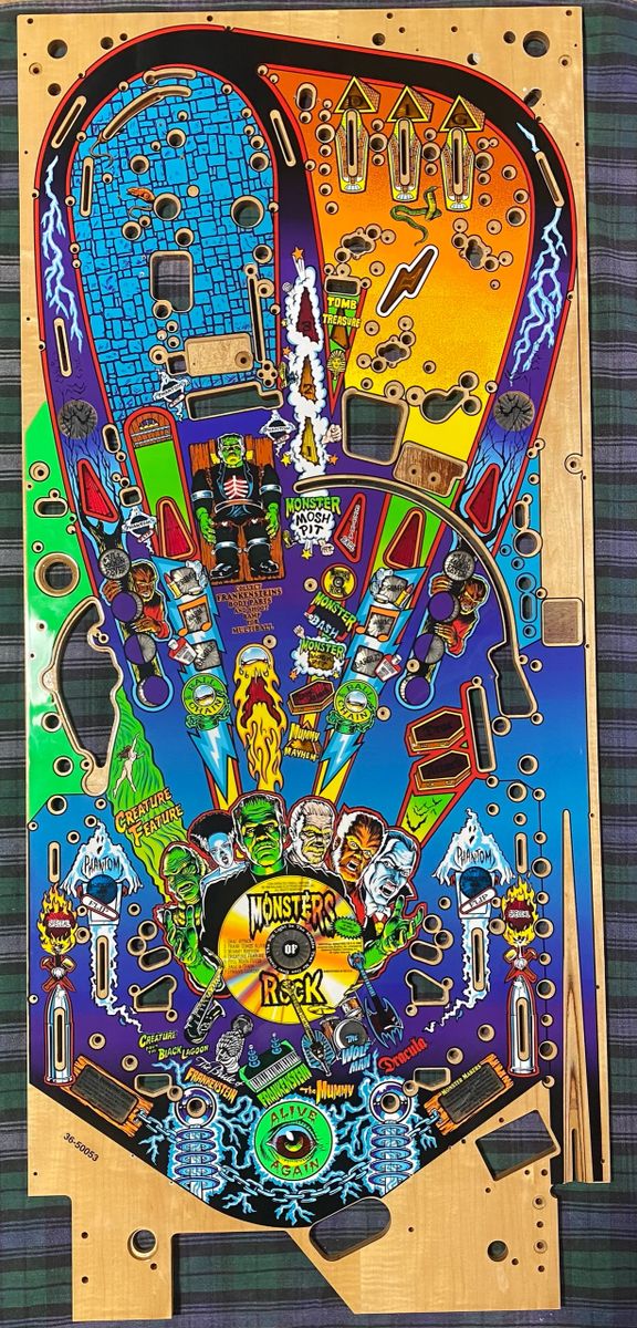 Reproduction Monster Bash Playfield