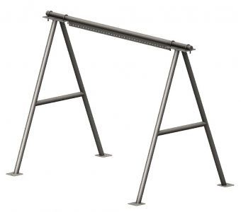 5' X 8'W Hanging Target Stand