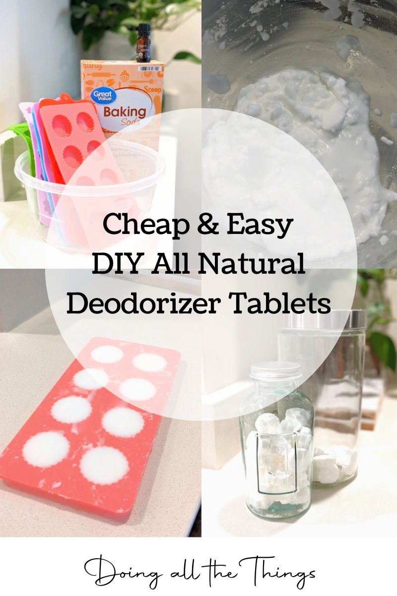 Cheap and Easy, DIY All Natural Home Deodorizer Tablets