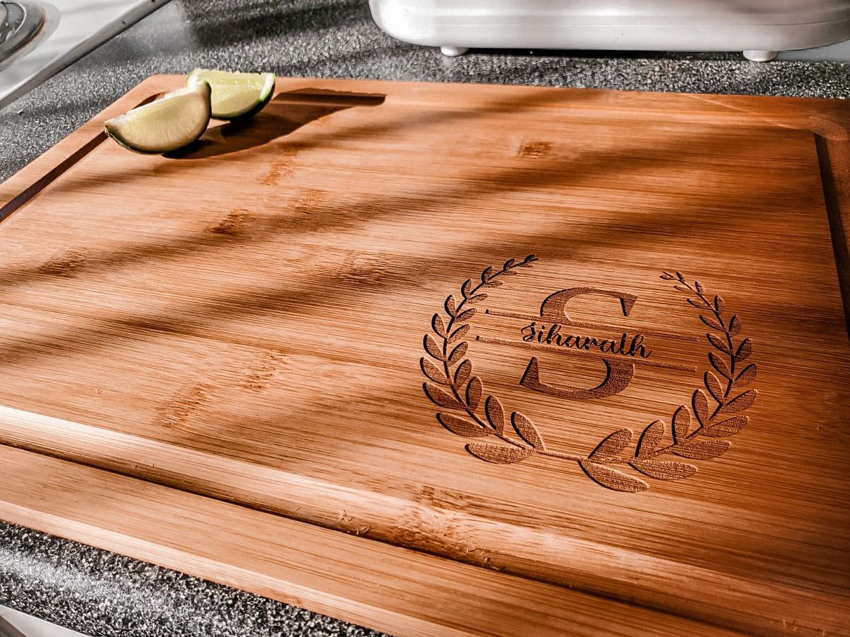 Engraved Bamboo Cutting Board