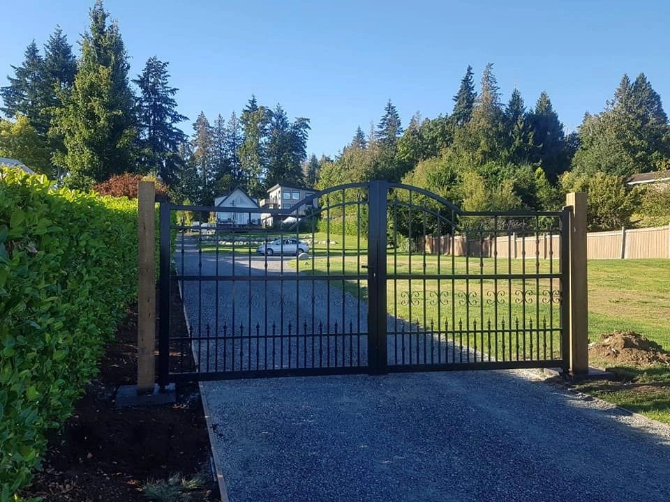 Aluminum Driveway Gate's and Garden Gates - AL'S ASIAN TREASURES