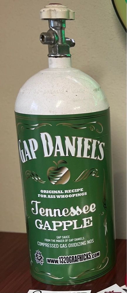 GAP DANIELS - apple - Nitrous Bottle Wrap