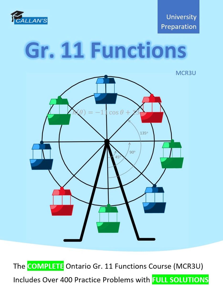 Gr. 11 Functions Ontario (MCR3U)
