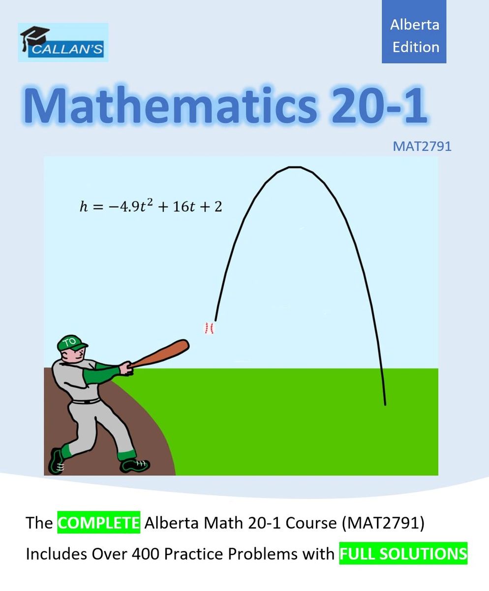 Mathematics 20-1 Alberta (MAT2791)