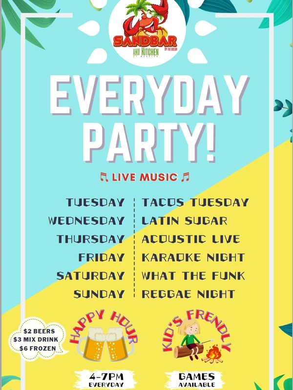 Sand Bar Sxm - Beach Bar, Food Truck, Happyhour
