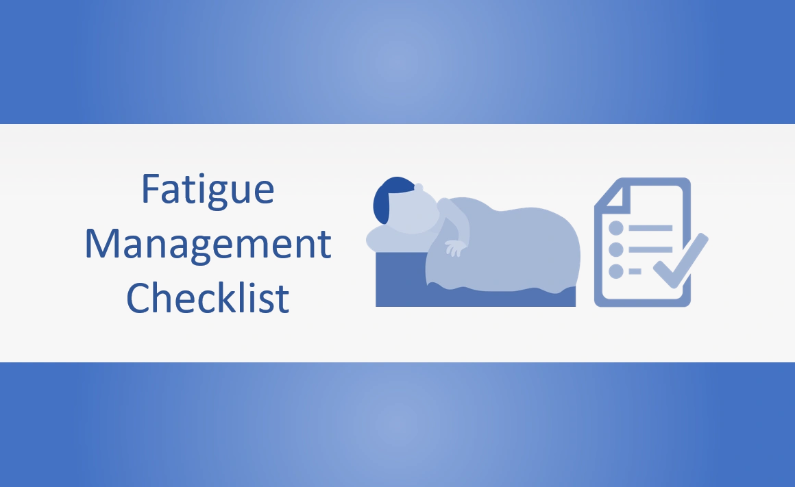 Free Fatigue Management Checklist