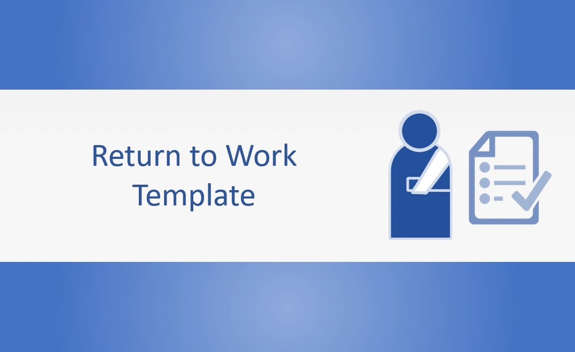 Free Return to Work Template