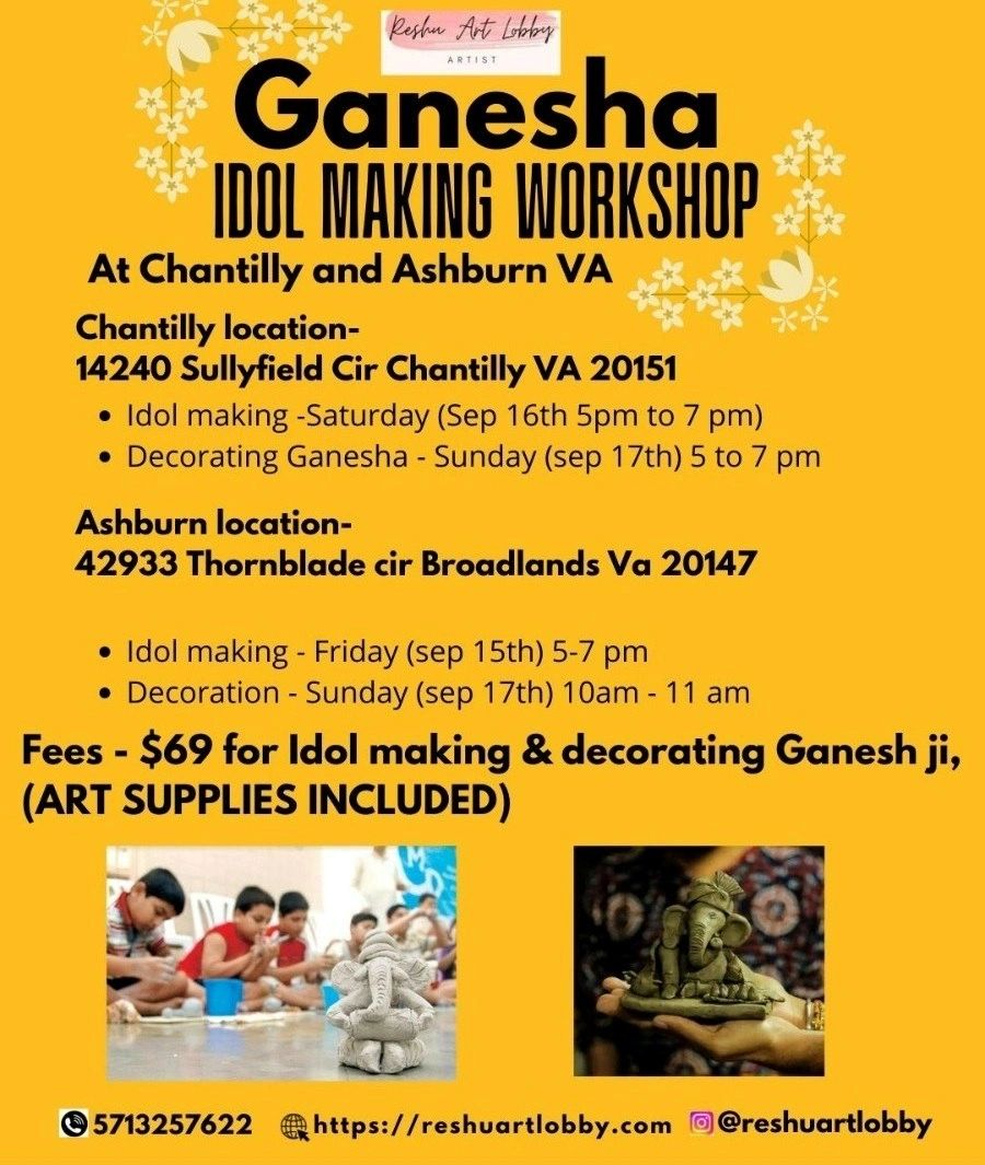 Ganesha making workshop