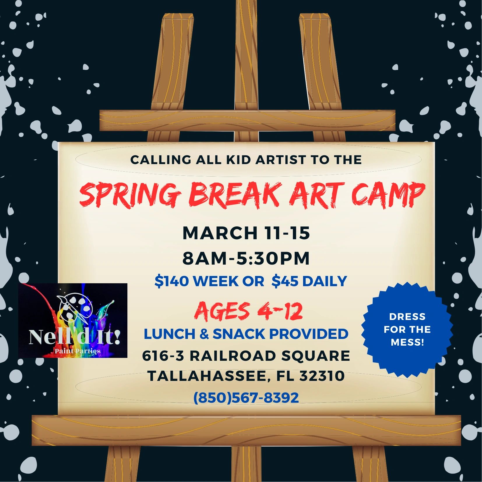 Spring Break Art Camp (Full Week)