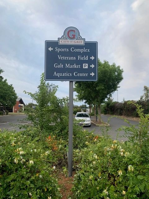 City of Galt Citywide Wayfinding Project 52 new signs complete!!