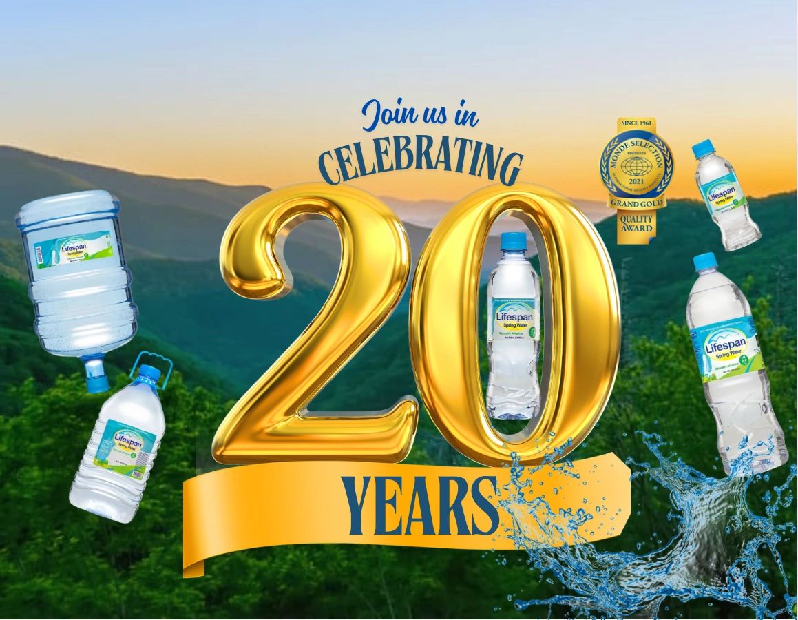 Naturally Alkaline Bottled Spring Water - Lifespan Spring Water