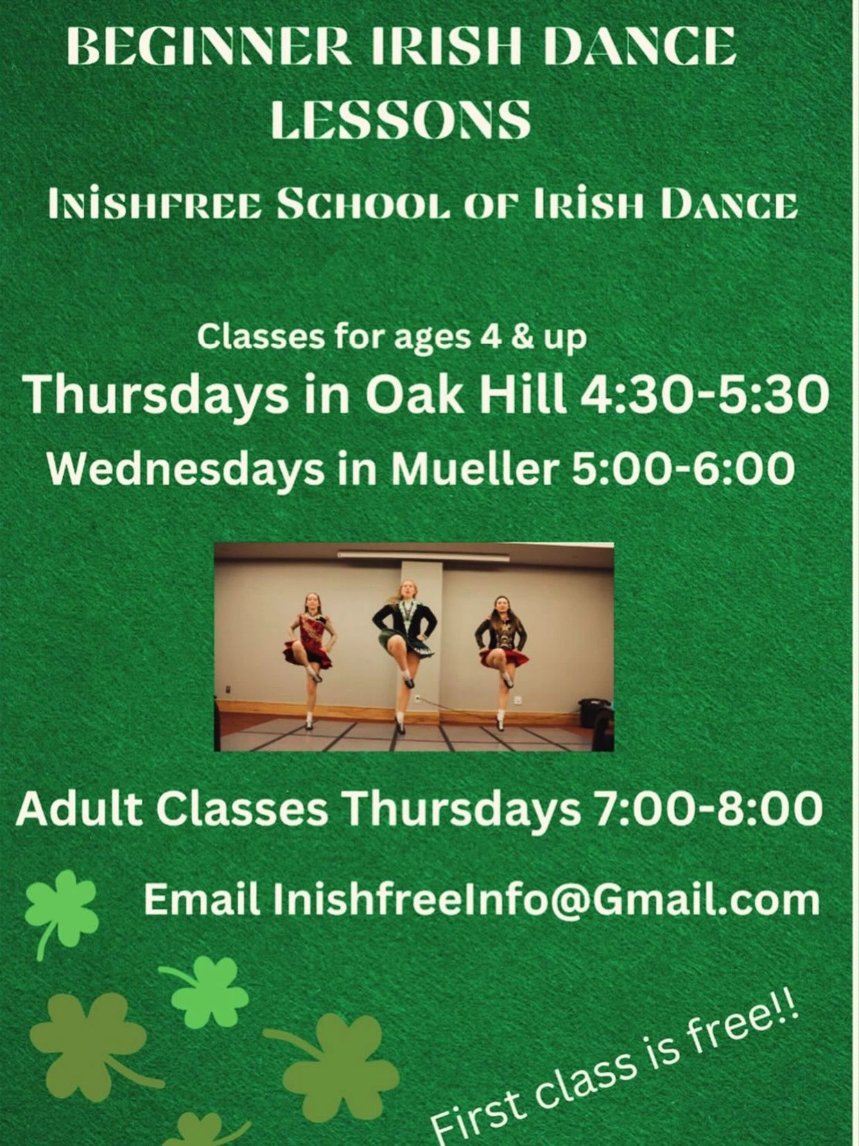 Irish Dance - Inishfree School of Irish Dance - Austin