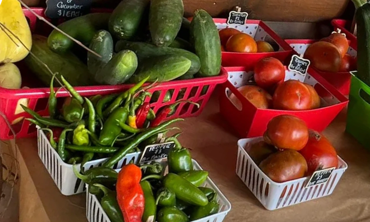 Fresh Fruits & Veggies at Hedges' Farm