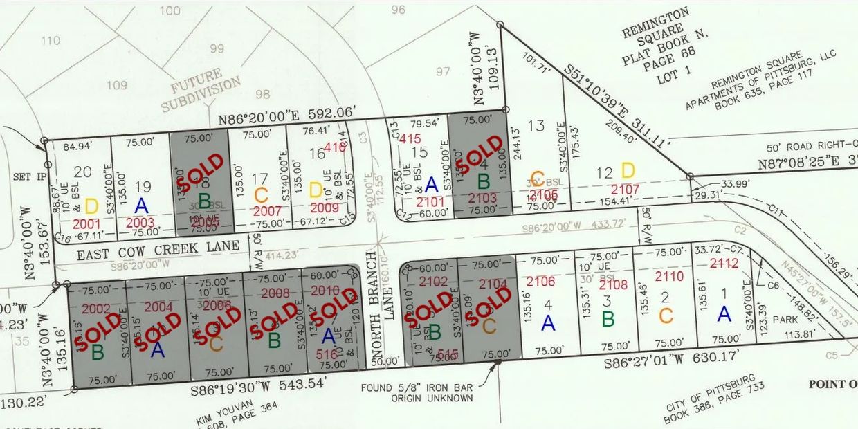 Model Lot Map