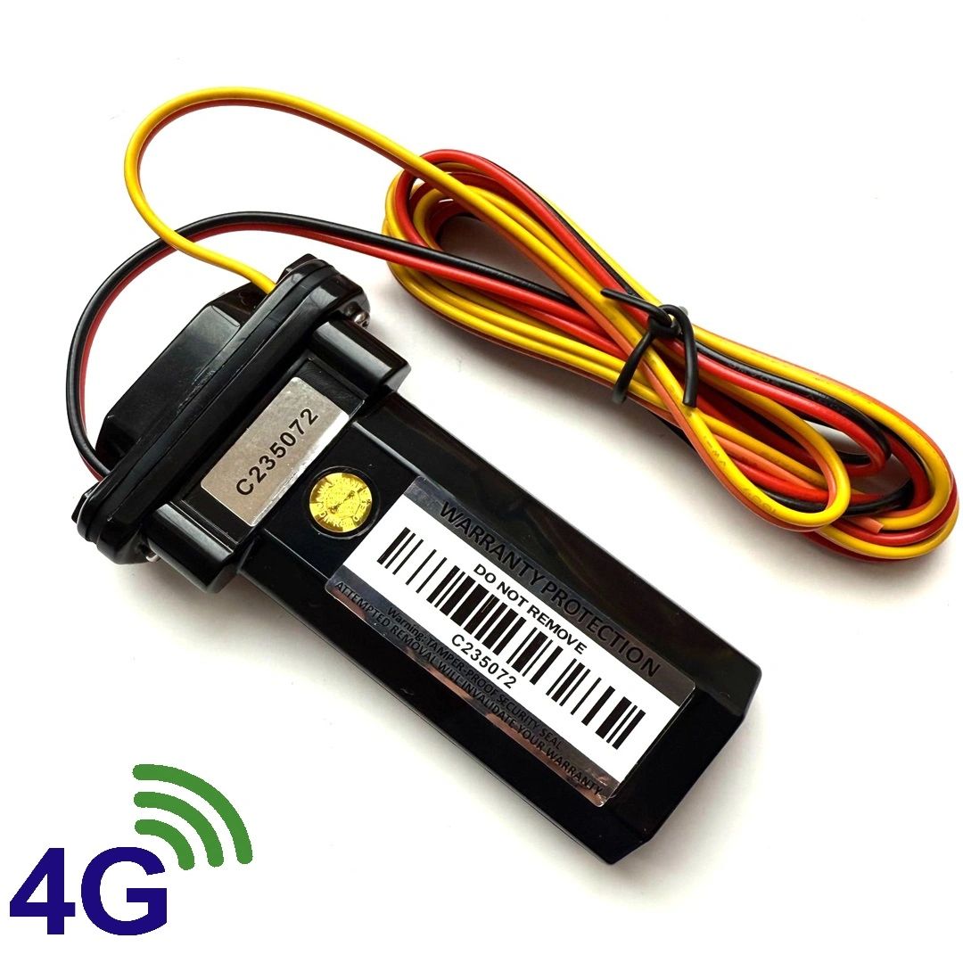 GpsTrackerstore 4G Waterproof Vehicle Tracking Device - Includes 12 ...