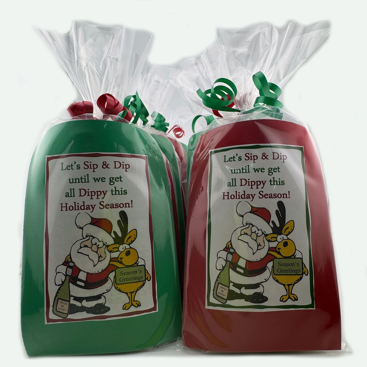 3 Dip mixes, Let's Sip and dip Christmas gift