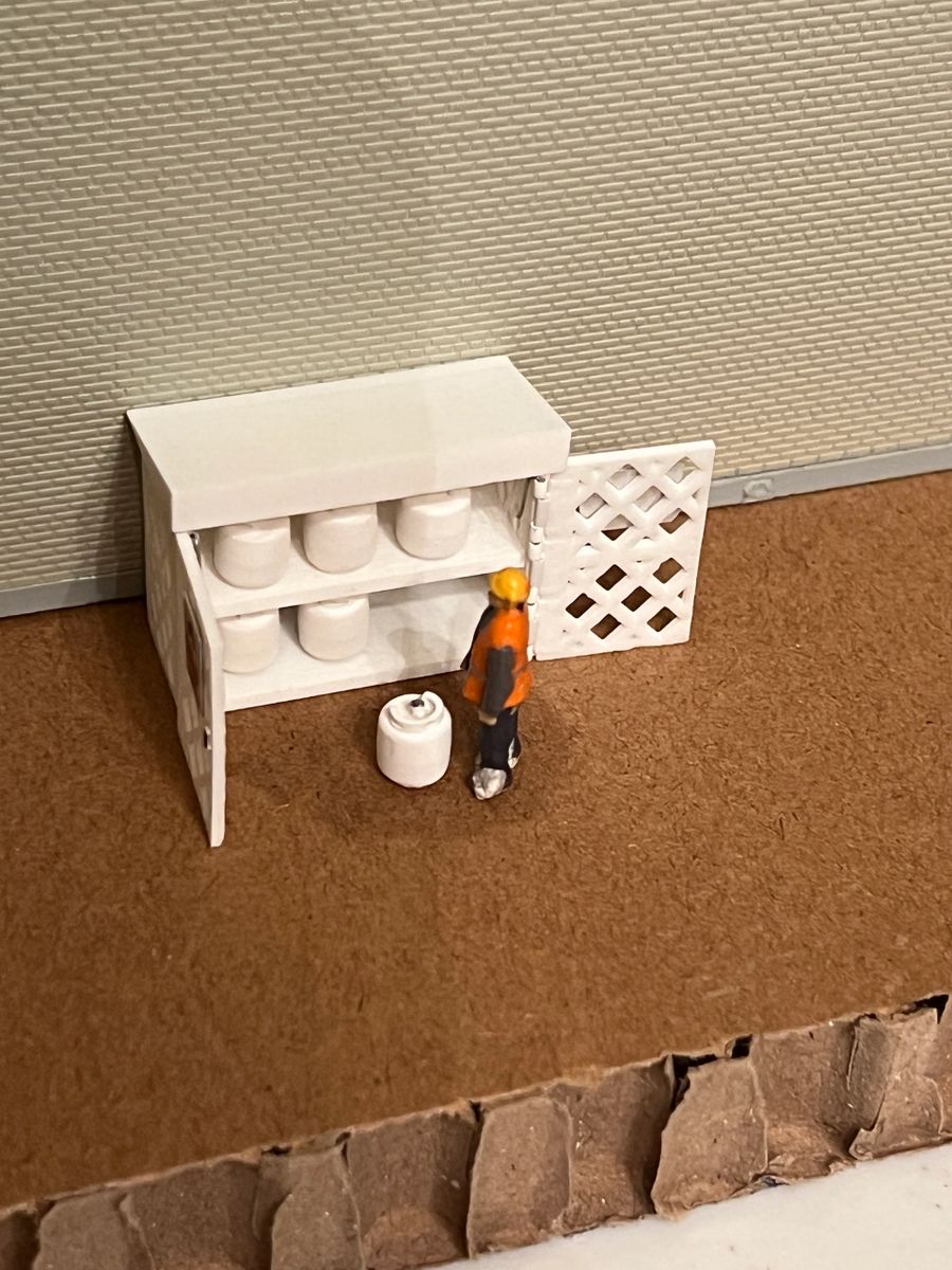 HO Scale Propane Cage