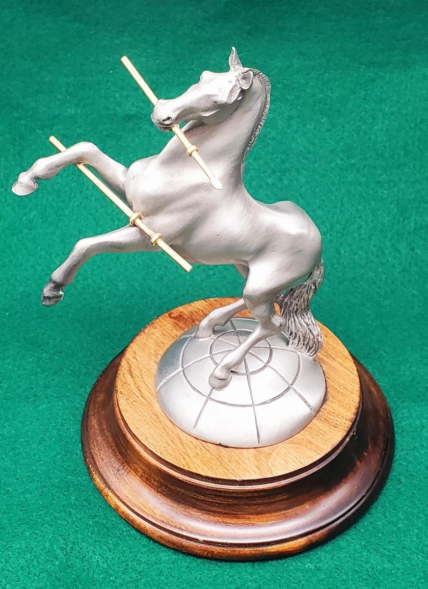 Rampant Colt Pewter Statue 1 of 5000 Brian Rodden