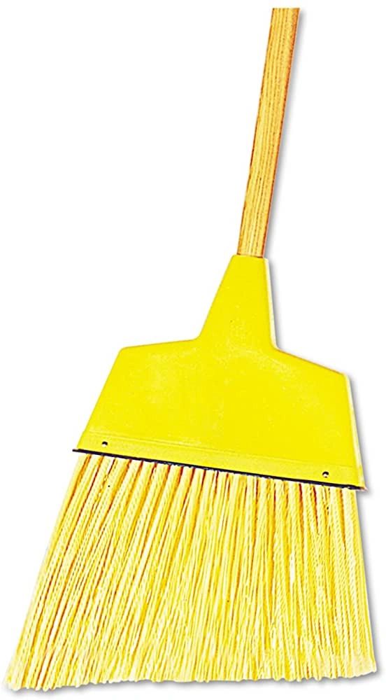 Boardwalk Angle Broom 53" - Yellow Handle