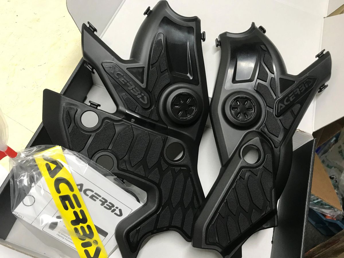 Tenere 700 T7 Acerbis Frame Guards Protectors BLUE, RED, BLACK or SILVER