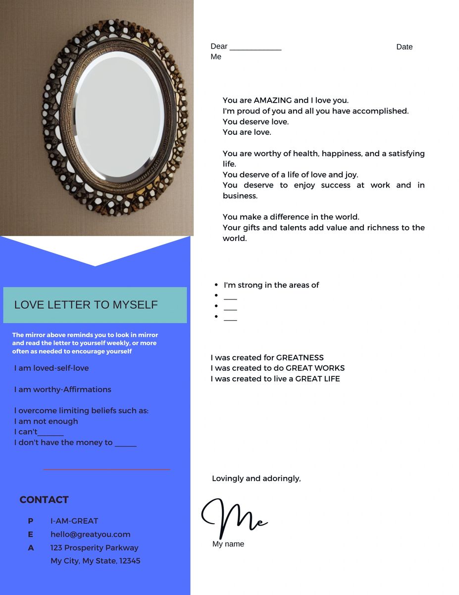 Love Letter to Myself