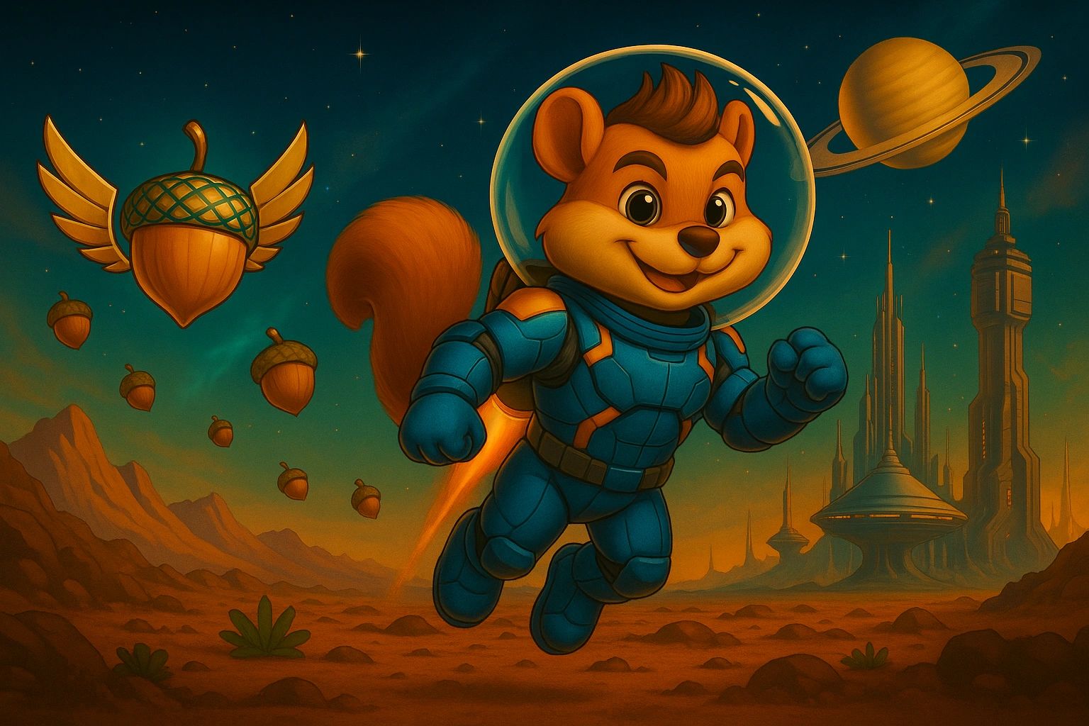 Stellar Space Squirrel Universe