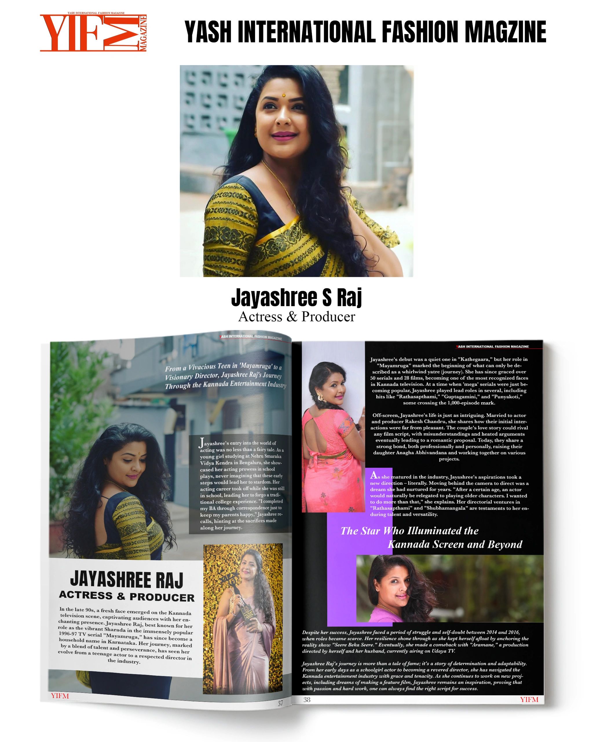 Jayashree Raj: Star Who Illuminated the Kannada Screen and Beyond